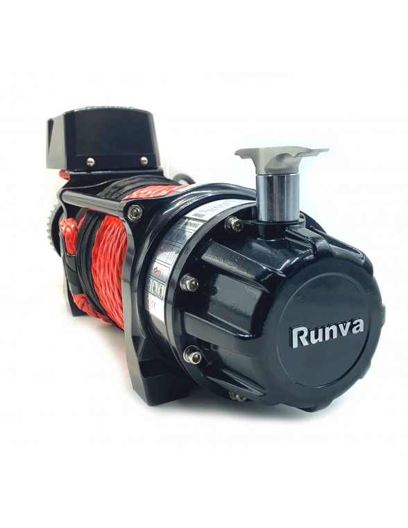 Treuil Electrique Runva 5670Kg corde rouge et telecommande 12 ou 24v Voltage 12 Volts